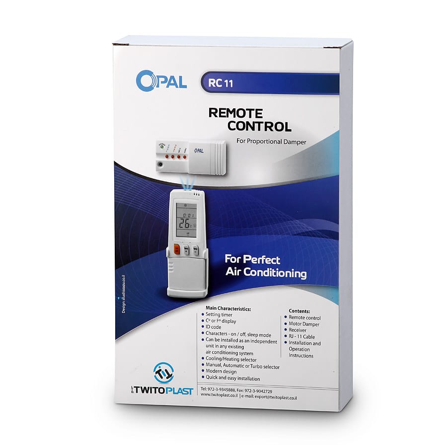 Damper Operation Kit - Remote Control Opal RC - 11 - טויטופלסט