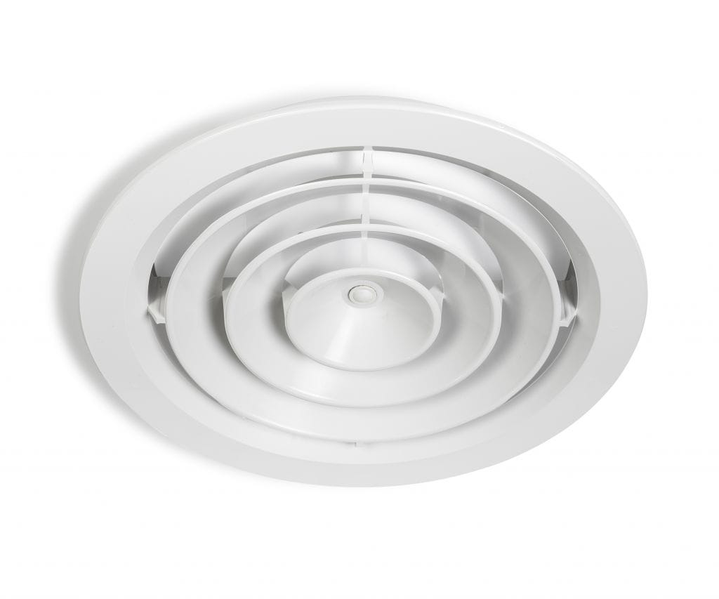Round Ceiling Diffuser - Plastic - טויטופלסט