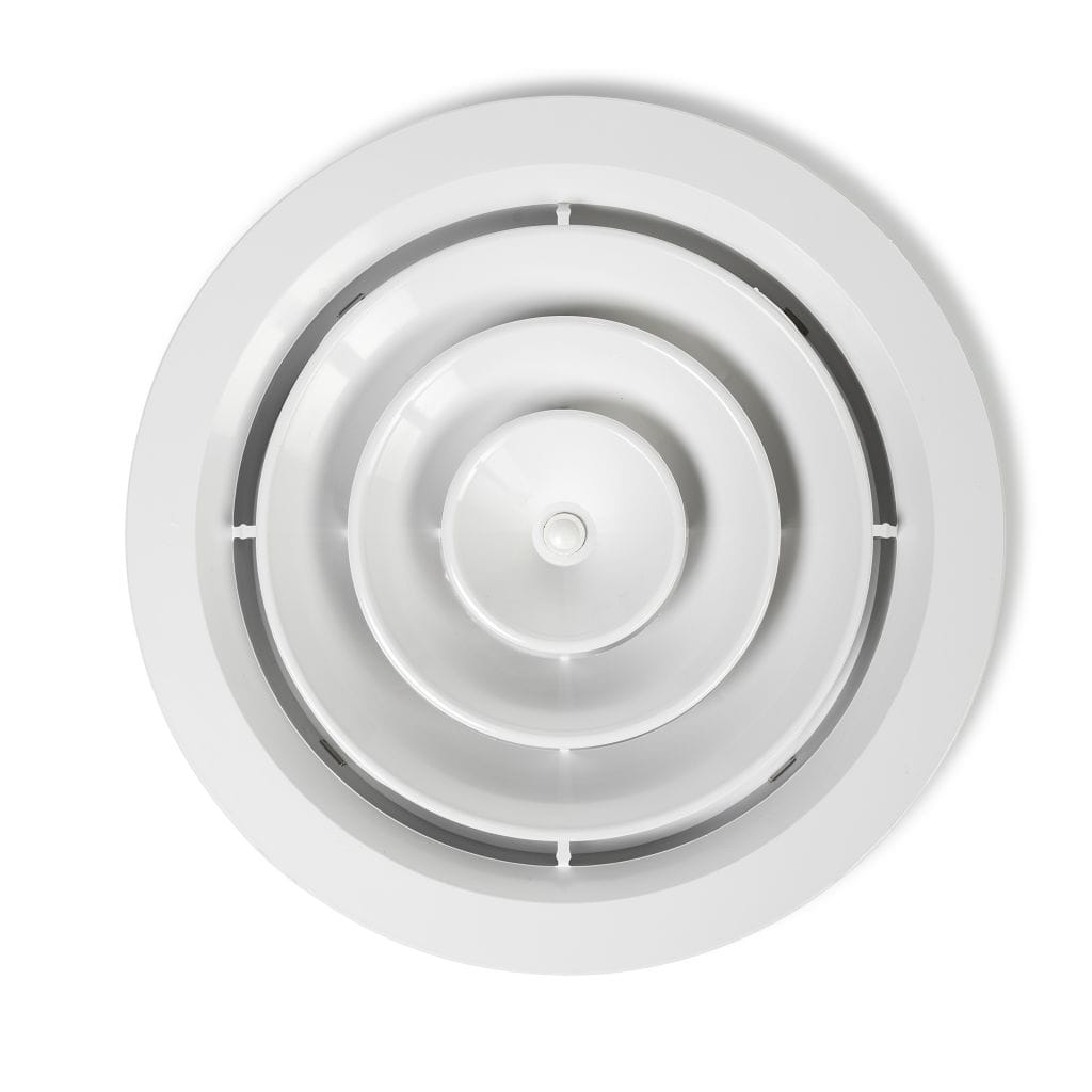 Round Ceiling Diffuser - Plastic - טויטופלסט